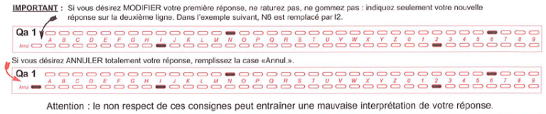 Remplir sa grille de réponses • Tutorat Santé Strasbourg